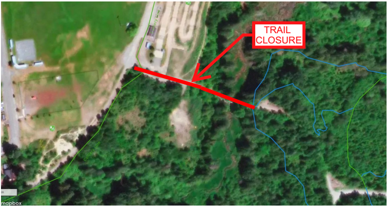 Notice of Trail Closure – The Village of Cumberland